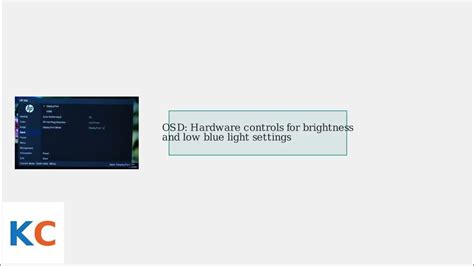 How To Adjust Brightness On An Hp Eye Ease Monitor Low Blue Light
