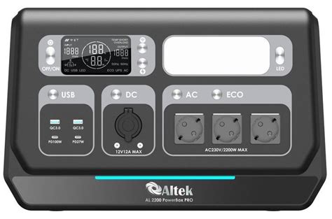 ᐉ Портативная зарядная станция Altek Al 2200 Powerbox Pro купить по цене 71 832 грн в Киеве и