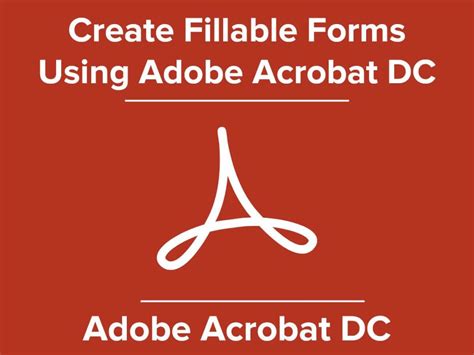 How To Create A Fillable PDF 4 Stages Tutorial Screenshot