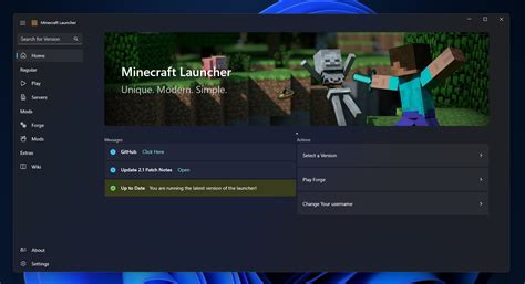 Github Jurij15minecraftlauncher A Minecraft Launcher Made In