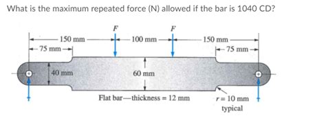 solved what is the maximum repeated force n allowed if the