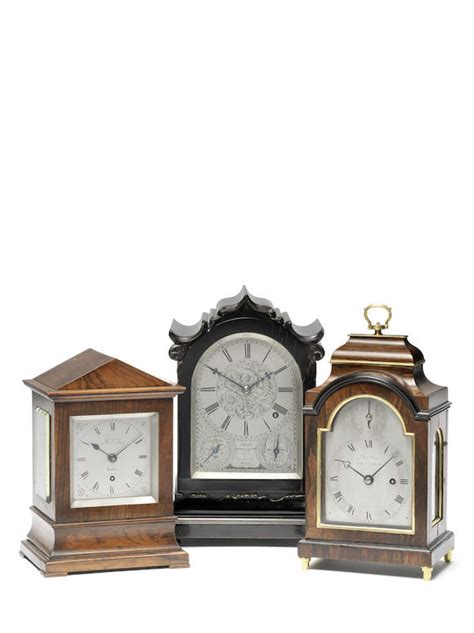 Bonhams A Fine Mid 19th Century Ebonised Table Timepiece With