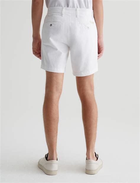 Mens Cipher Short White At Ag Jeans Official Store