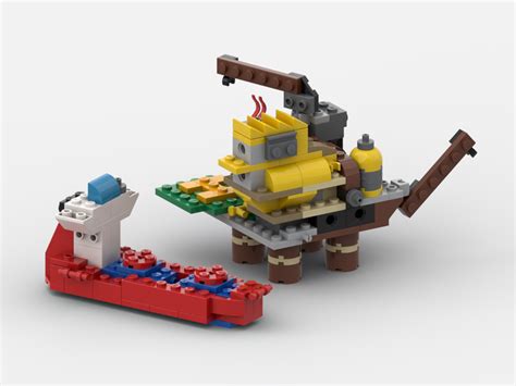 Lego Moc 11018 Oil Rig By Brickbash Rebrickable Build With Lego