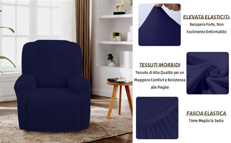 FIGOOO Copripoltrona Relax Reclinabile Copripoltrona 1 Posto