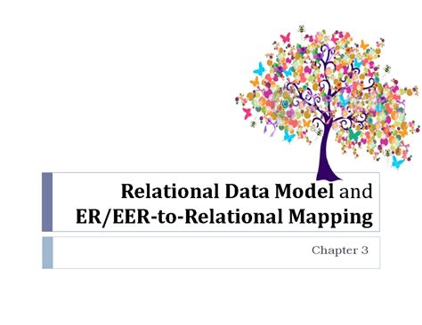 3 Relational Data Model And Relational Mapping Relational Data Model