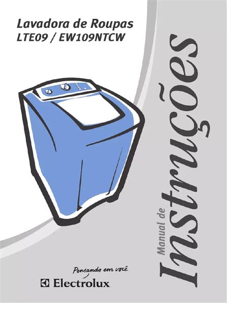Manual De Instruções Electrolux Lte09 Português 20 Páginas Pdf