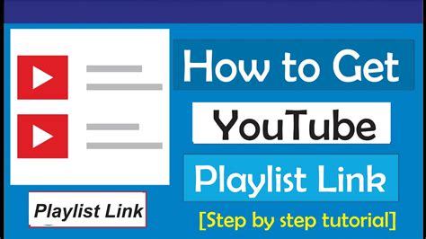 how to get youtube playlist link youtube