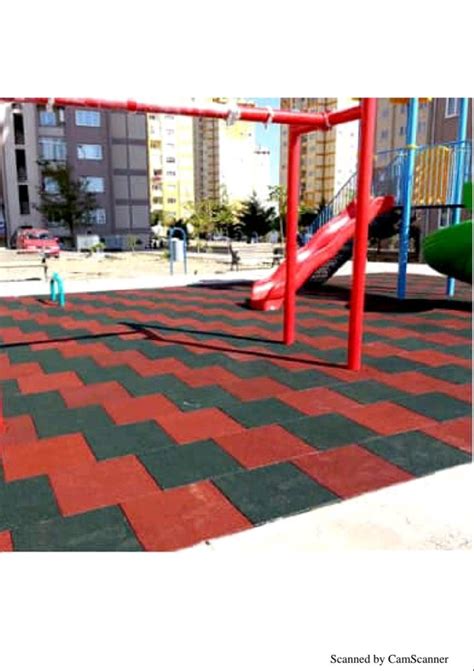 Indoor And Outdoor Rubberized Rubber Sports Flooring For Gymplay Area