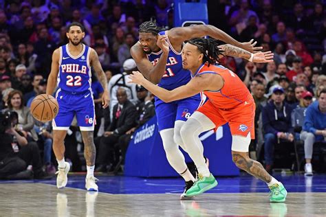 Nba Sixers Hold Off Thunder In Joel Embiids Return Gma News Online