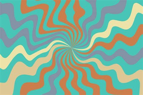 Premium Vector Abstract Psychedelic Groovy Background