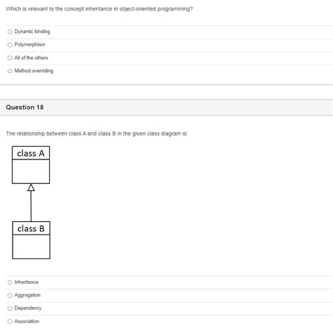 Solved Which Is Relevant To The Concept Inheritance In