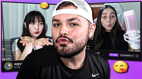 Pidiendo Besos A Streamers 3 Salió Re Bien 😈 Youtube