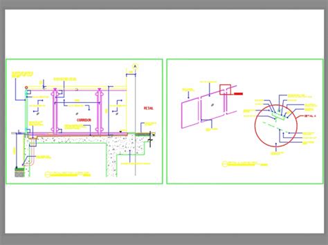 Glass Railing Section With Axono View 2238 Kb Bibliocad