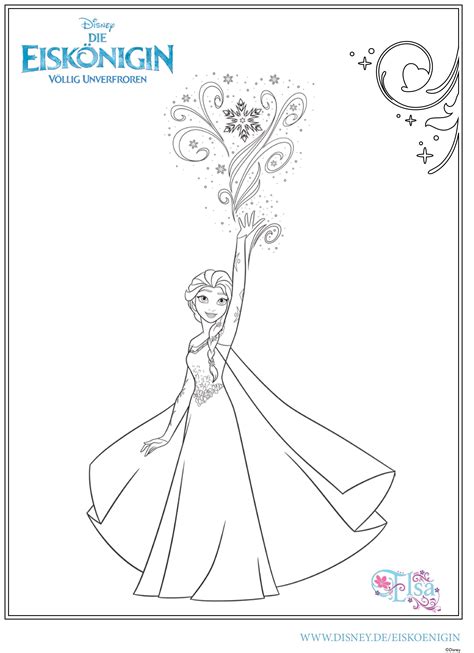 Ausmalbilder Zum Ausdrucken Elsa
