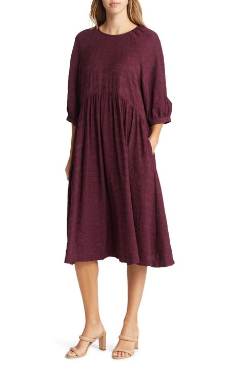 Nordstrom Elbow Sleeve Midi Dress Nordstrom