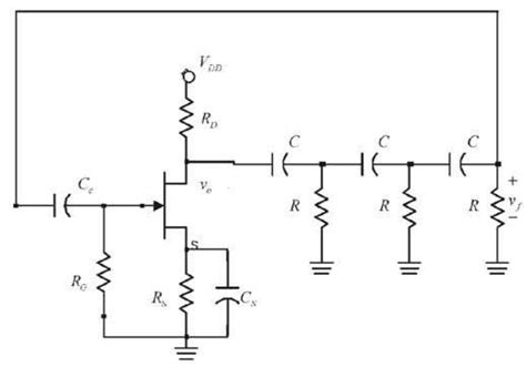 33 A Phase Shift Oscillator Using A Jfet Amplifier