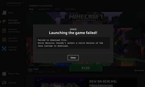 Failed To Launch Forge Error Minecraftforge