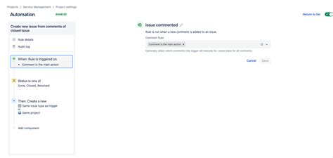 How To Use Automation A4j Rule To Create A New I Atlassian Community