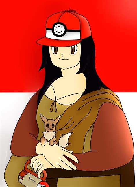 Mona Lisa Meets Pokemon By Kayleeverschure On Newgrounds