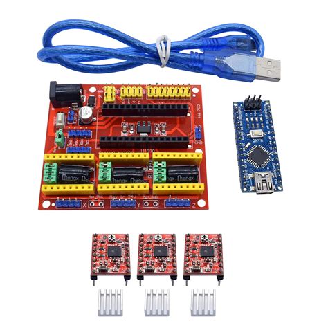 SunRobotics 3DV4 CNC Shield V4 Nano 3 0 3pcs A4988 Reprap Stepper