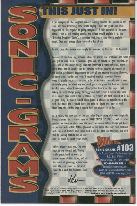 Sonic The Hedgehog Issue 103 Read Sonic The Hedgehog Issue 103 Comic