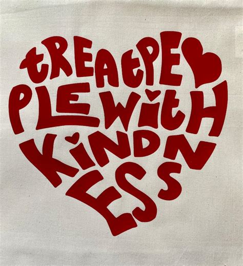 Treat People With Kindness Tote Bag Etsy
