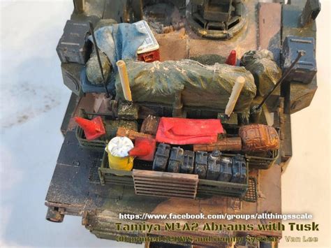 M1a2 Abrams With Tusk I Trophy System And Crows Turret R Modelmakers