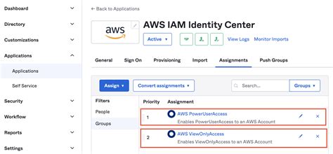 assign users okta aws iam identity center integration workshop