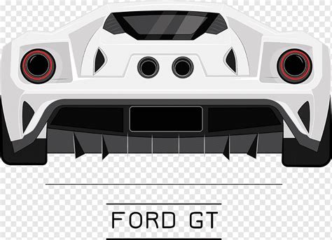 Ford Gt Car Back View Png PNGWing