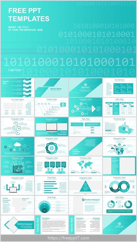 Binary Powerpoint Template