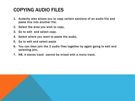 audacity tutorial ppt
