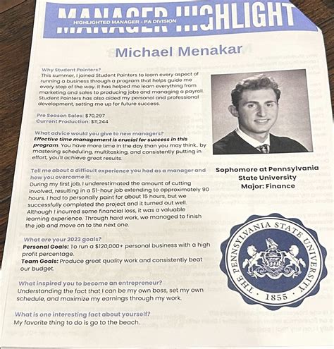 Michael Menaker On Linkedin I Am Proud To Announce That Last Week I Was Selected As Young…