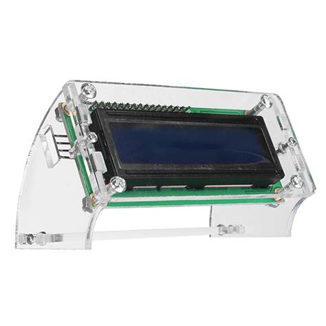 Display LCD 1602 16x2 Karakters Module Houder Transparant DomoticX