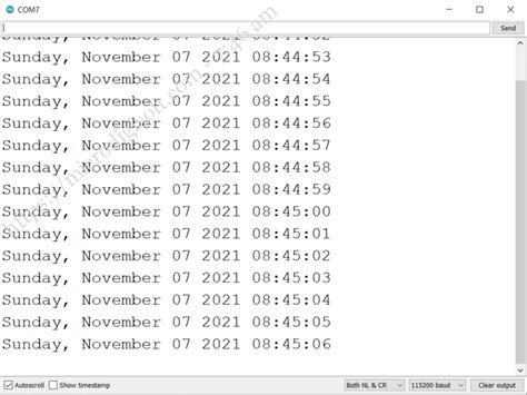 Current Date And Time With ESP32 Using NTP Server