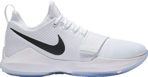 Nike Leather Pg 1 Basketball Shoes In Whiteblack White For Men Lyst