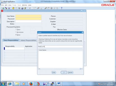 Create New Responsibility Oracle EBS Financials