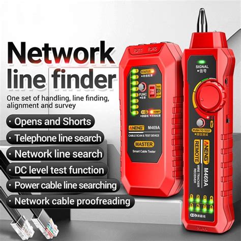 Aneng Network Line Finder Smart Cable Tester Wire Cable Scan Test Device Telephone Line Search