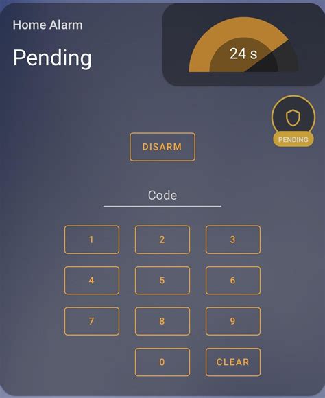 Update Git Repo Alarm Control Panel With Coundown Timer Hidden Keypad Rhomeassistant