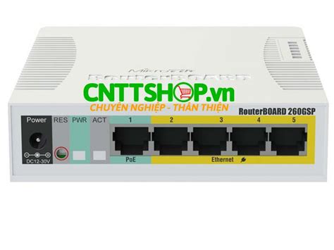 Mikrotik RB GSP X Gigabit PoE Out Ethernet Smart Switch SFP Cage