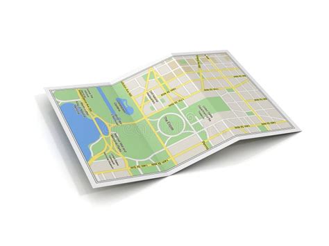 City Map 3d Illustration Stock Illustrations 53 222 City Map 3d