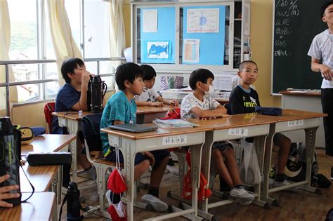 5校 交流授業6年生 島田第一小学校