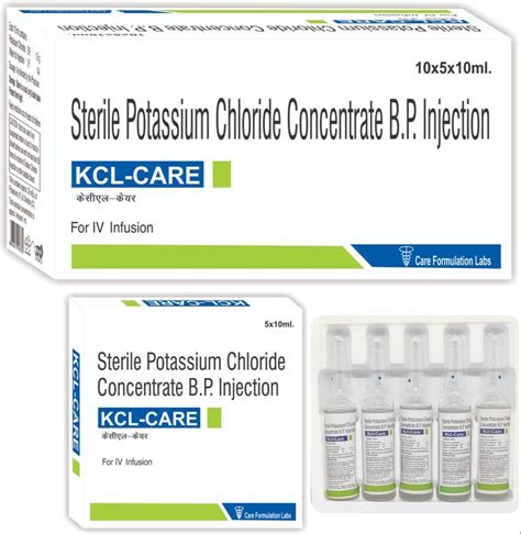 Potassium Chloride Injection Kcl Injection Latest Price