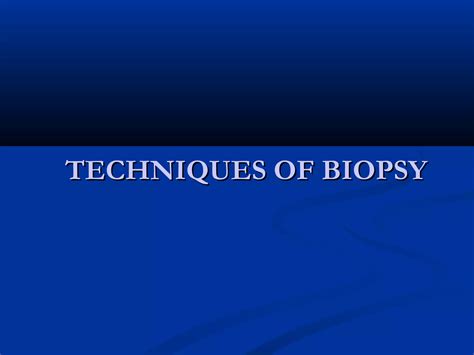 Breast Biopsy Ppt Ppt