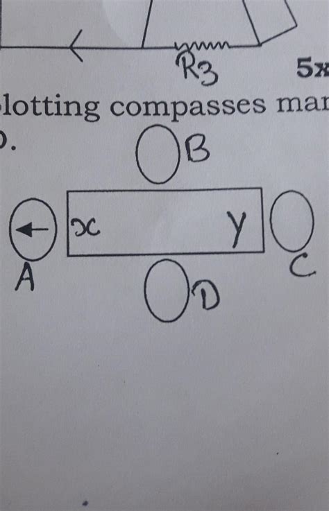 The Diagram Shows Plotting Compasses Around A Bar Magnet At Harvey