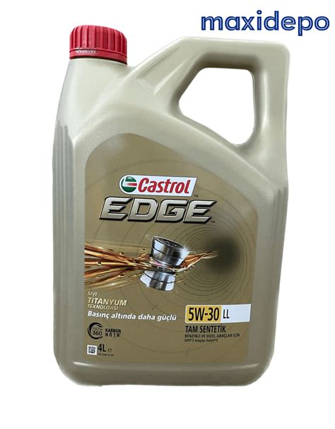 Castrol Edge 5w-30 LL 4 Litre 2024 Ü.T