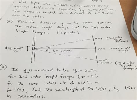 Solved Red Light With Lambda 664 Nm Nanometers Pusses