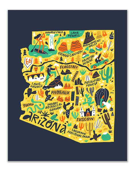 Phoenix Arizona Attractions Map Benkensblog