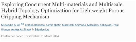 My Latest Publication On Soft Robotic Grippers Musaddiq A Posted On The Topic Linkedin