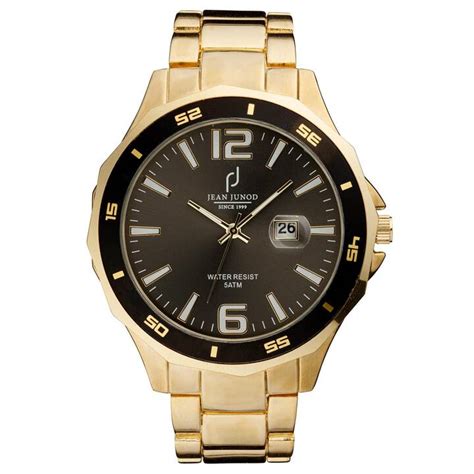 Jean Junod Men Black Analoguhr Interdiscount
